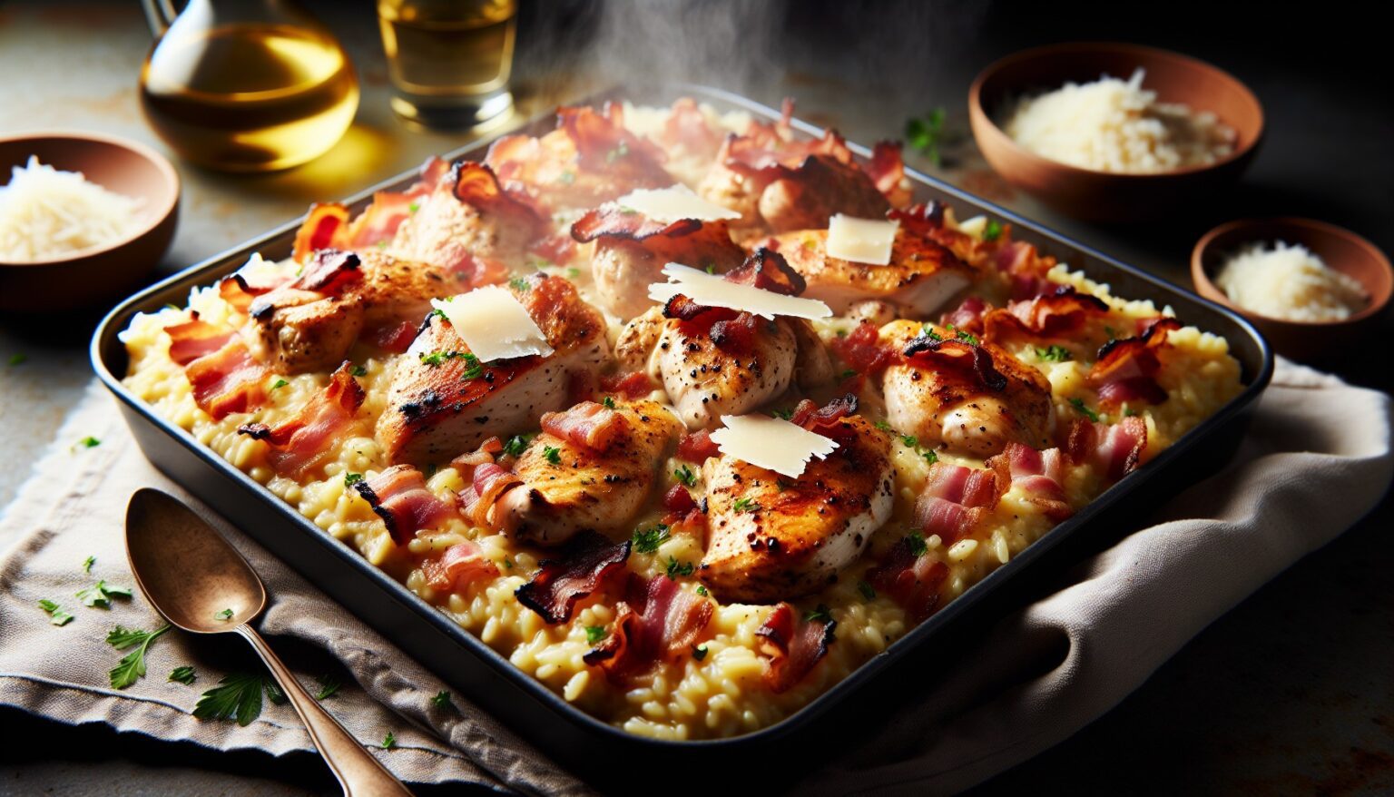 Kana Ja Riisi Uunissa Kerma - Helpot Uuni Reseptit