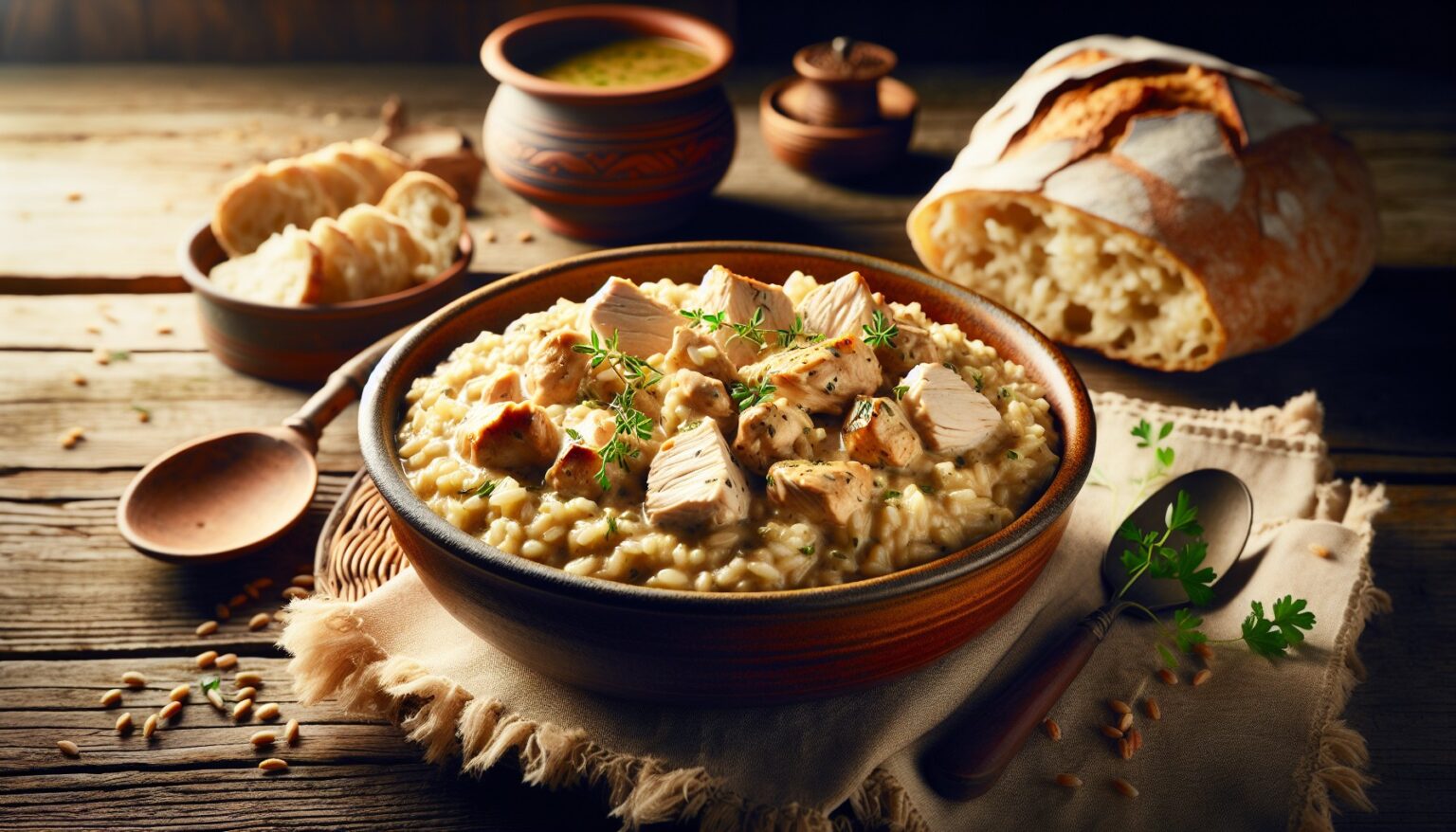 Kana Ja Riisi Uunissa Kerma - Helpot Uuni Reseptit